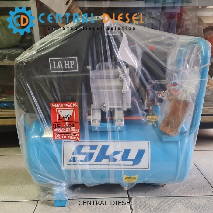 Jual Mesin Kompresor/ Air Compressor portable Sky 1 HP 25 liter ...