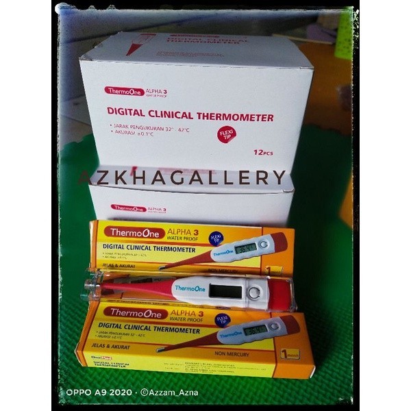 Jual Thermometer Termometer Digital One Alpha 3 onemed ( tambahkan ...