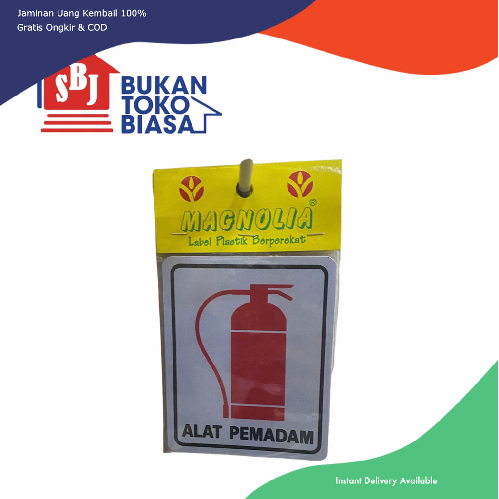 Jual LABEL ALAT PEMADAM LBM-10 SL 96X115MM | Shopee Indonesia