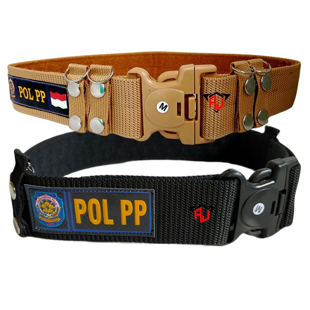 Jual Aj Seragam Kopel Satpol Pp Pol Pp Pdl Tactical Cream Dan Hitam ...