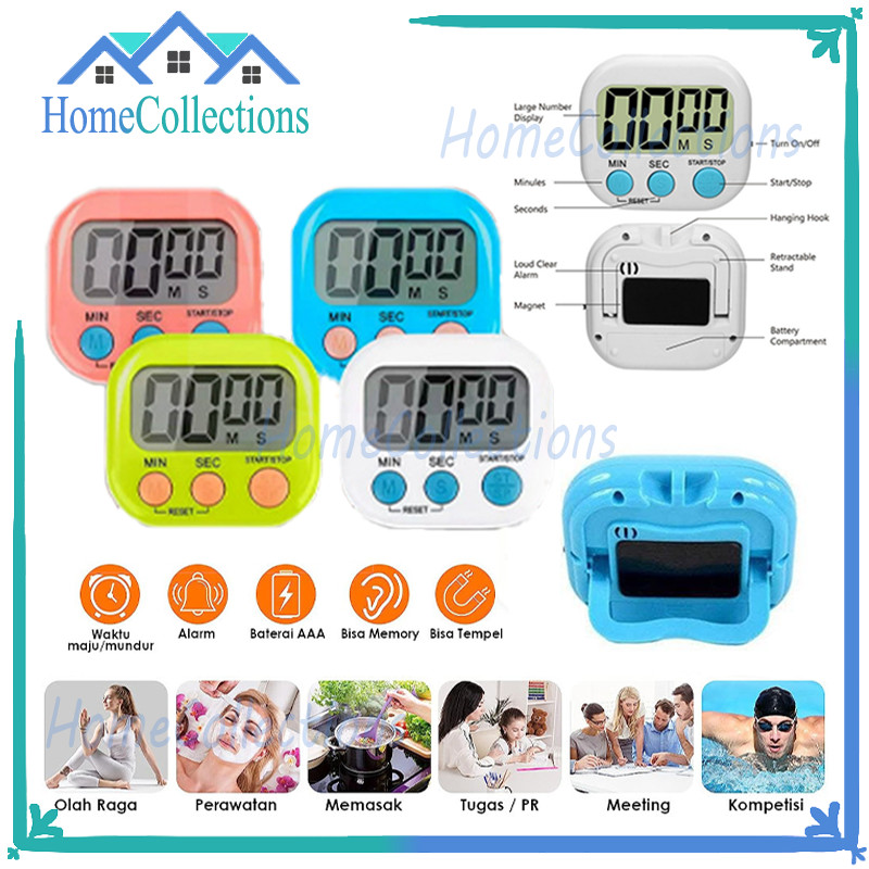 Jual Timer Masak Dapur/Digital Timer Kitchen/Magnetic Stopwatch Alarm ...