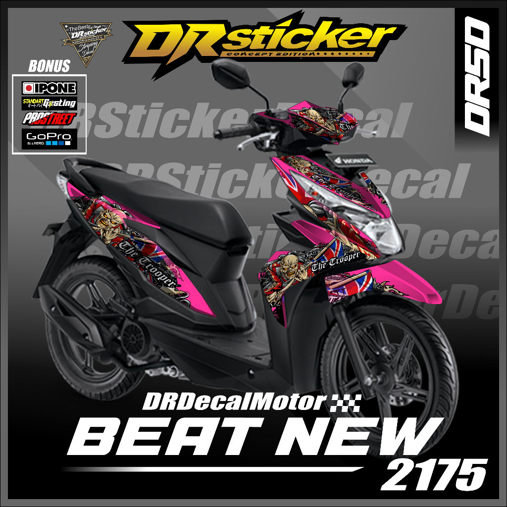 Jual DECAL STICKER HOLOGRAM HONDA BEAT STREET ESP 2017-2019 FULLBODY ...