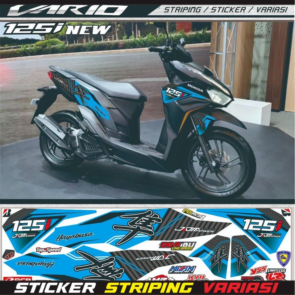 Jual STIKER VARIO GN 2 LIS striping vario gn2 125 new 2023 2024 variasi / stiker new vario 125 ...