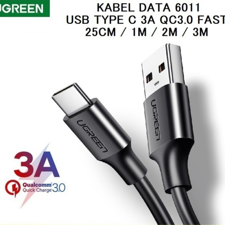 Jual UGREEN USB A TO TYPE C 3A 2M | Shopee Indonesia