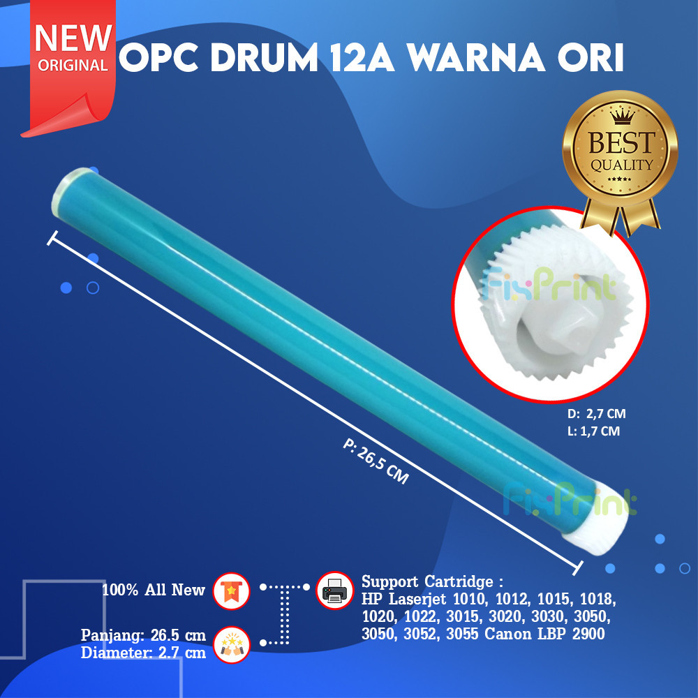Jual OPC Drum Toner Cartridge Warna Ori HP 12A Q2612A Canon 303, HP ...