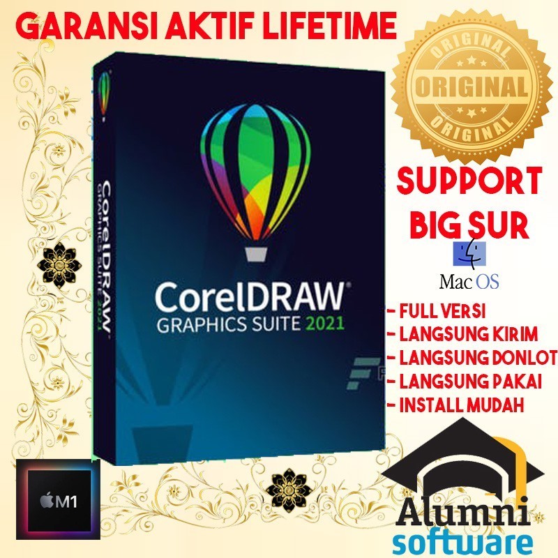 Jual [FULL VERSION] CorelDRAW 2021 LIFETIME Mac BIG SUR - GARANSI ...
