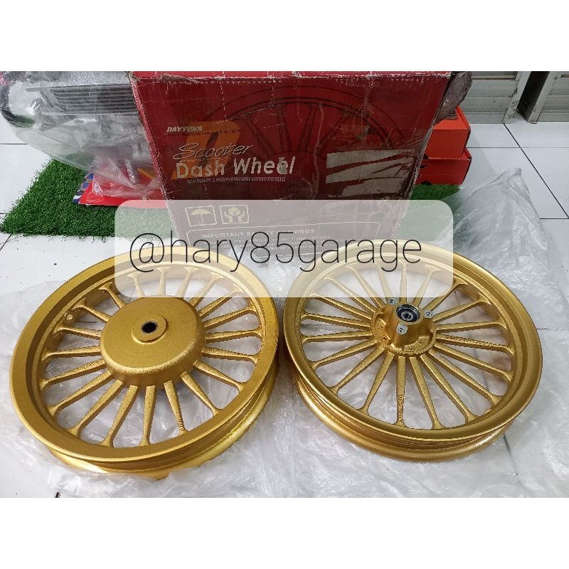 Jual VELG DAYTONA MIOJ 14X185/215 PELEG DASH WHEEL ORIGINAL | Shopee ...