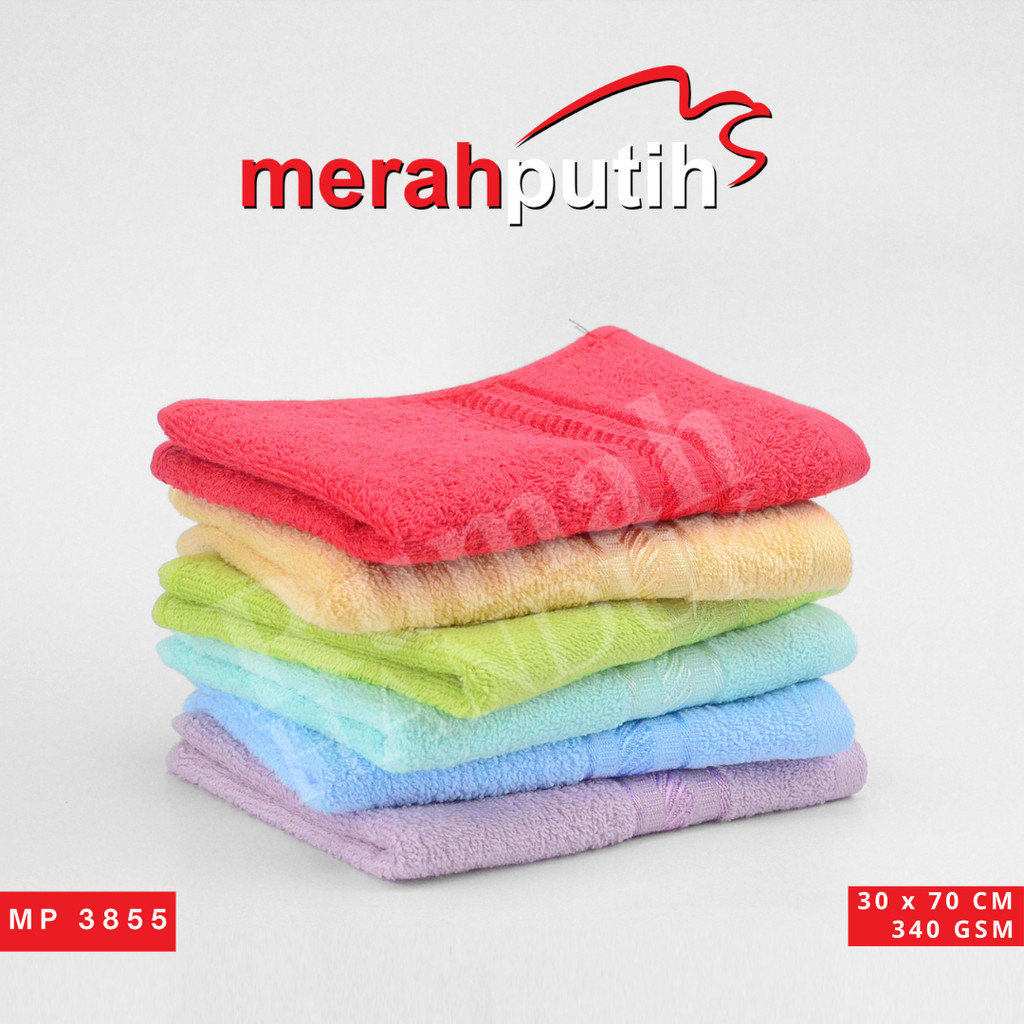 Jual Handuk Sport Merah Putih POLOS 3855 Ukuran 30 x 70 cm | Shopee ...