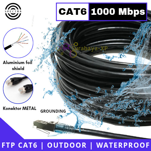 Jual Kabel LAN 40 Meter CAT6 SPECTRA STP FTP Outdoor UTP 40 M 40M 40Meter | Shopee Indonesia