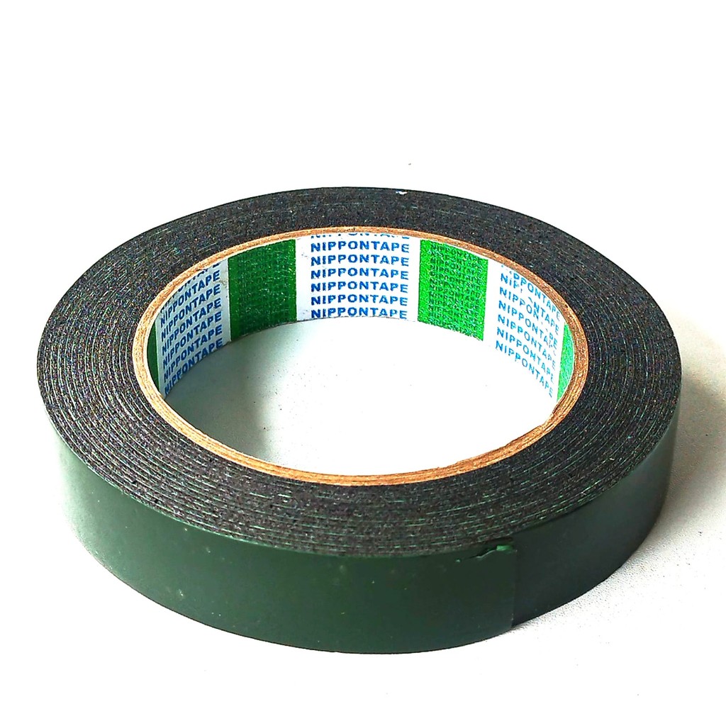 Jual Double Tape Foam Nippon Hijau 5m 1inch | Shopee Indonesia