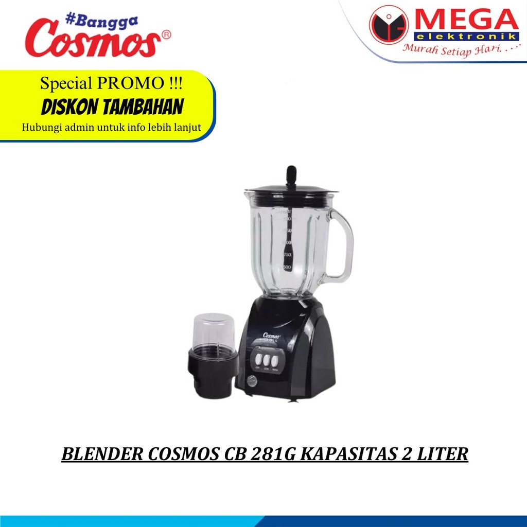 Jual BLENDER COSMOS CB 281G KAPASITAS 2 LITER | Shopee Indonesia