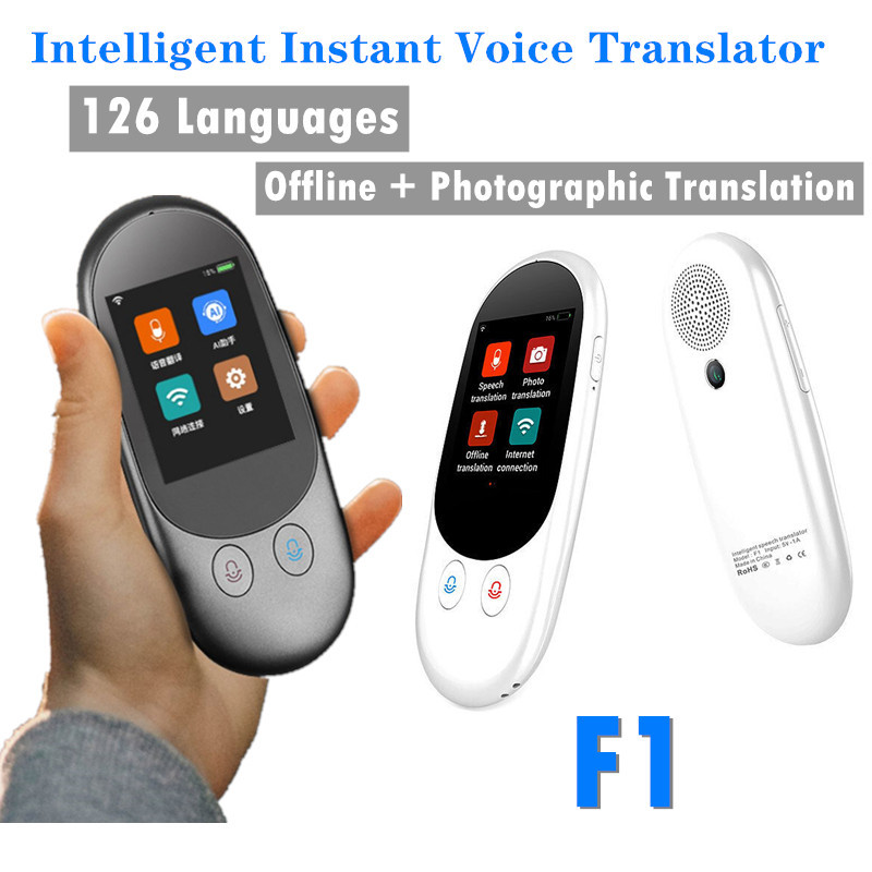 Jual 2025 F1 Translator With Bluetooth Camera Support Photographic Scanning Smart Instant Voice ...