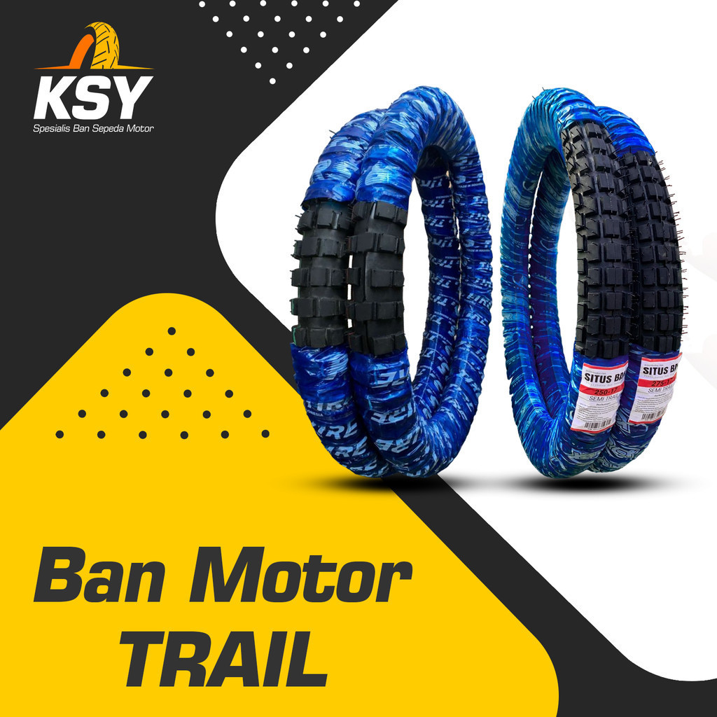 Jual KASY BAN MOTOR TRAIL KEMBANG TAHU BUKAN TUBLES RING 17 RPM BAN ...