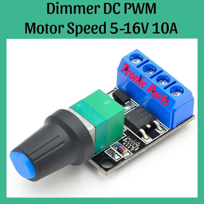 Jual Dimmer DC PWM Motor Speed 5-16V 10A Controller Lampu LED | Shopee ...