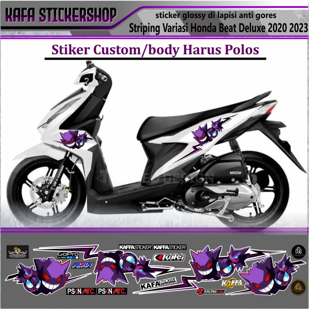 Jual STRIPING LIS POLET Striping Stiker Beat Deluxe Motif List Animasi ...