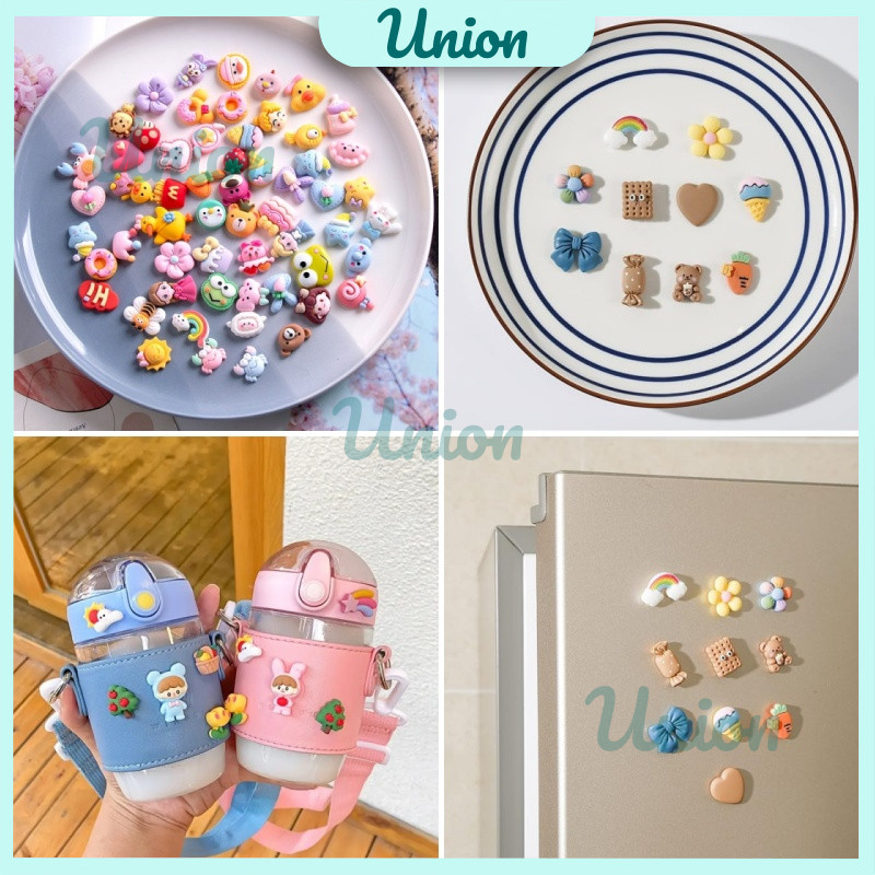 Jual UM Sticker 3D Timbul Botol 4Pcs / 3D Stiker Kartun Lucu Diary ...