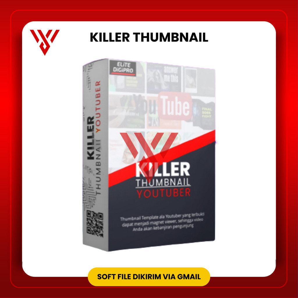 Jual Kumpulan Desain Template Youtube Menarik Killer Thumbnail Elite ...