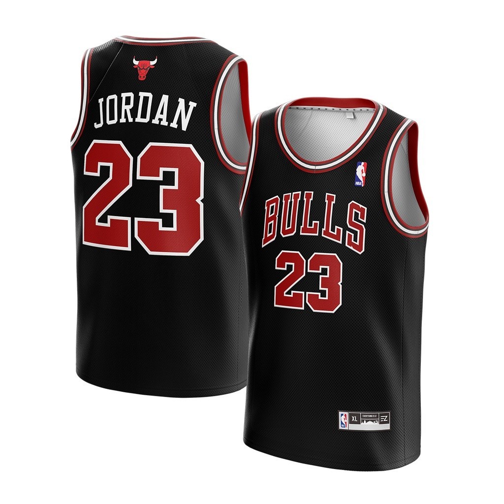 Jual Jersey Michael Jordan Chicago Bulls #23 HITAM BLACK Swingman Bola ...