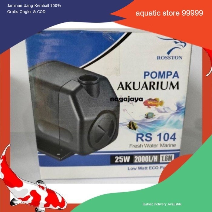 Jual Rosston RS104 RS 104 Pompa Celup Kolam Aquarium Hidroponik ...