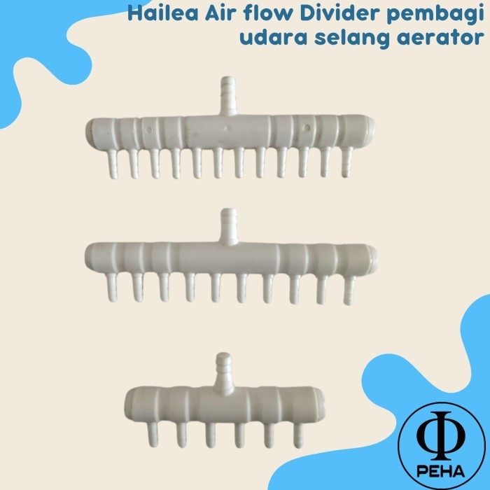 Jual Hailea Air flow Divider 12, 10, 6 way pembagi udara selang aerator ...
