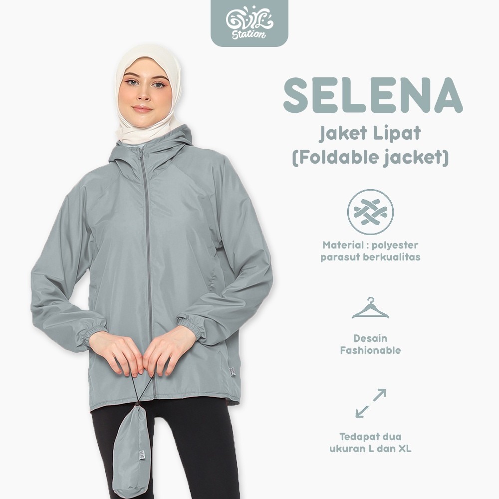 Jual Jaket Wanita Lipat Folded Jaket Running Jaket Olahraga Cewek ...