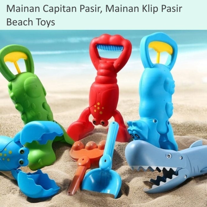 Jual [LOGU] Mainan Capitan Pasir Bentuk Hewan, Summer Beach Toys ...