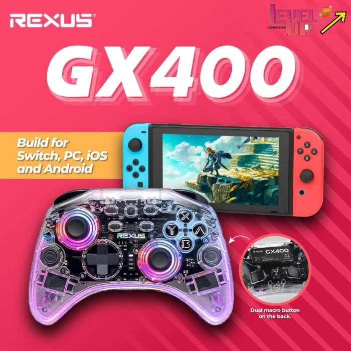 Jual Rexus Gladius GX400 Bluetooth Gamepad / Joystick / Stick | Shopee ...