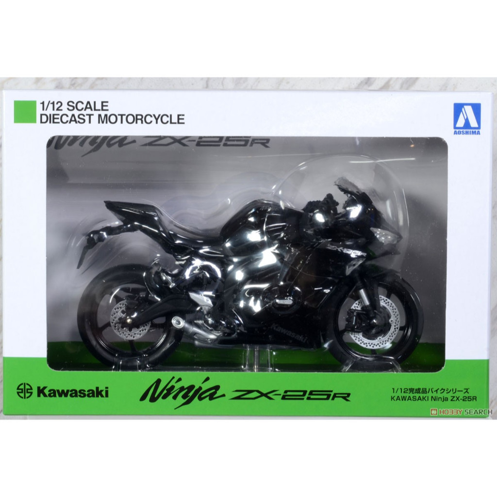 Jual Miniatur Motor Diecast Motor Kawasaki Ninja ZX25R Skala 1:12 Merk Aoshima Original Kawasaki ...