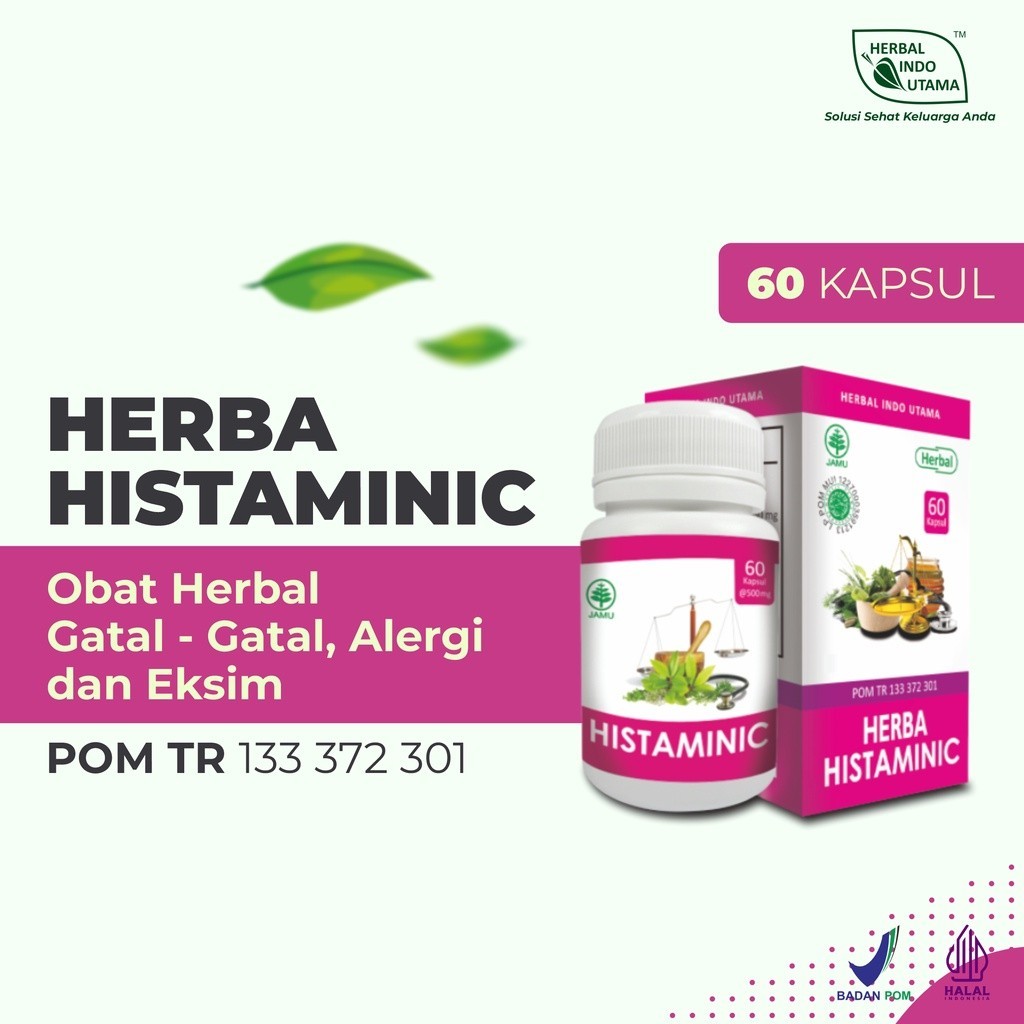 Jual Kapsul Histaminic Original Obat Gatal Gatal | Obat Jerawat | Obat ...