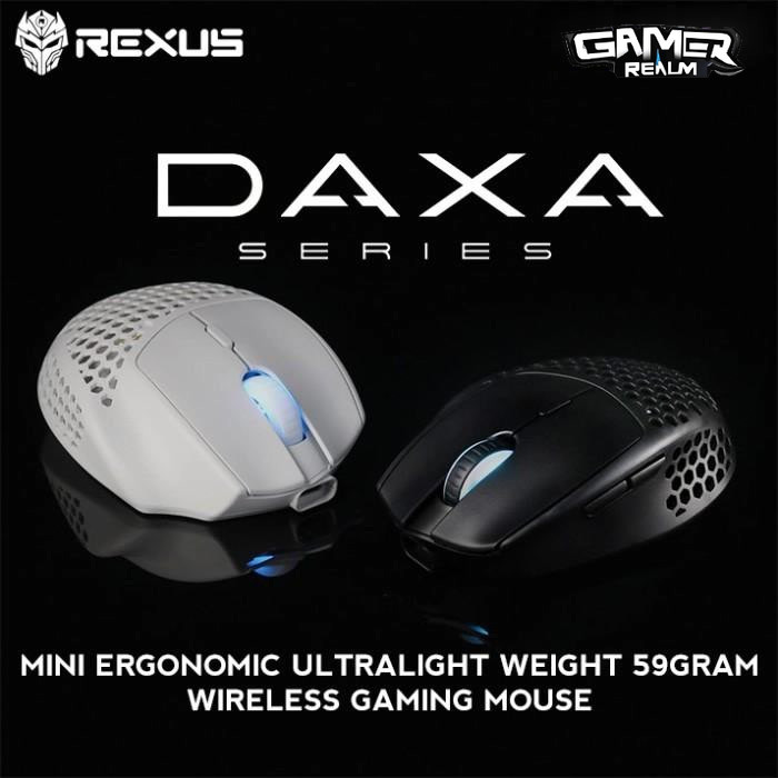 Jual Rexus Daxa Air Mini Wireless Ultralightweight Ergonomic Gaming ...