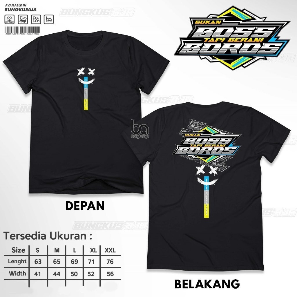 Jual Kaos Team Rungkad Bukan Boss Tapi Berani Boros - Baju Kata Kata ...