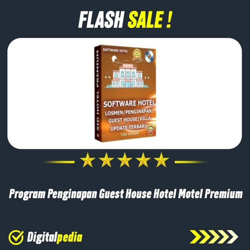 Jual Program Penginapan Guest House Hotel Motel Kos Kost Villa Premium Full Version Aplikasi ...