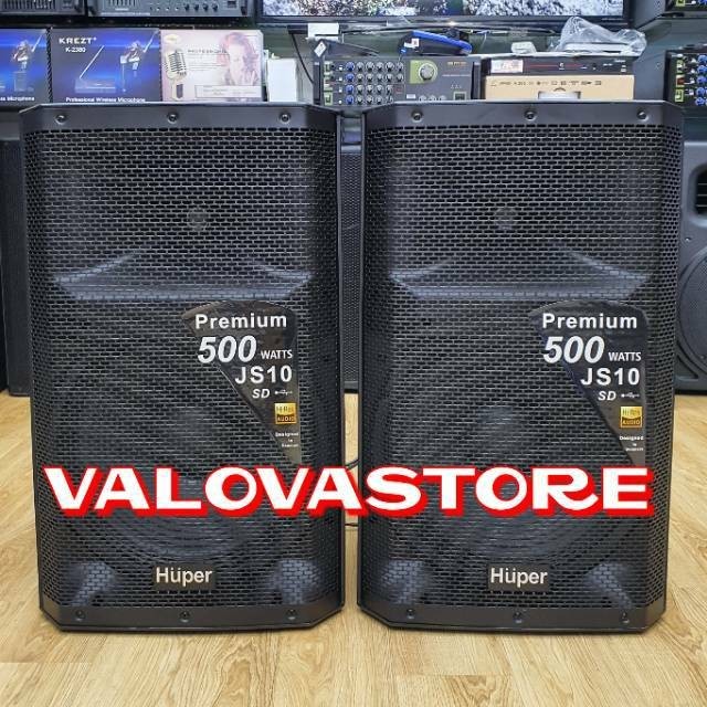 Jual Speaker Aktif HUPER JS 10 JS10 ORIGINAL 500 WATT USB | Shopee ...