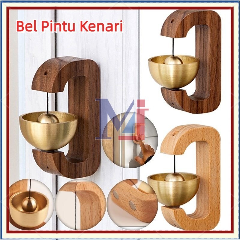 Jual 【COD】Bel Lonceng Pintu/Bel Pintu Kayu/Bel Pintu Kenari/Bel Pintu ...