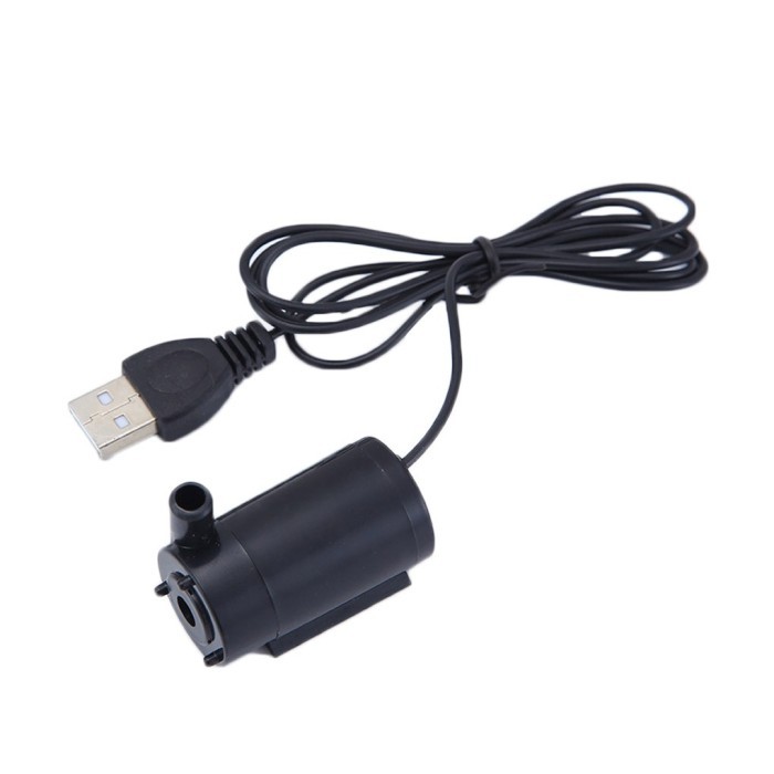 Jual Pompa Air Mini Submersible USB 5V DC Celup Hitam PUTIH untuk ...