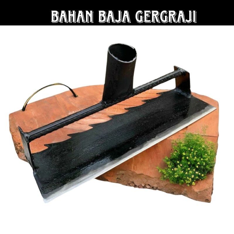 Jual Cangkul Garuk Rumput Liar Baja Tajam / Alat Cabut Gulma Kebun Mini ...
