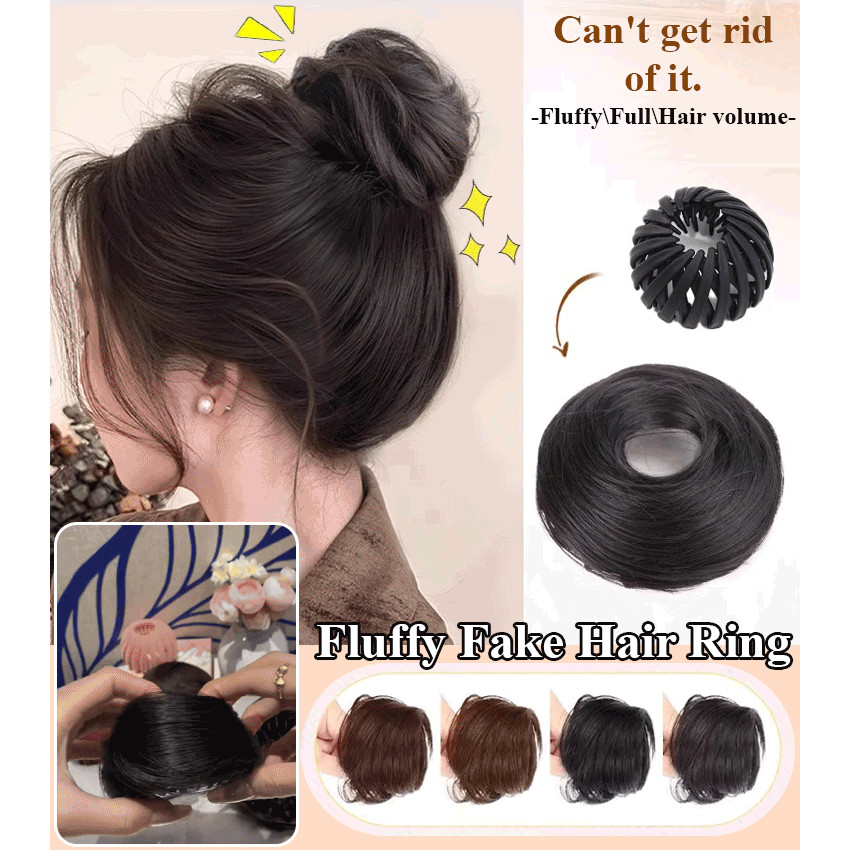 Jual 【INSTANT VOLUME】 Hair bun ponytail/Hairpiece Ponytail/Rambut Palsu ...