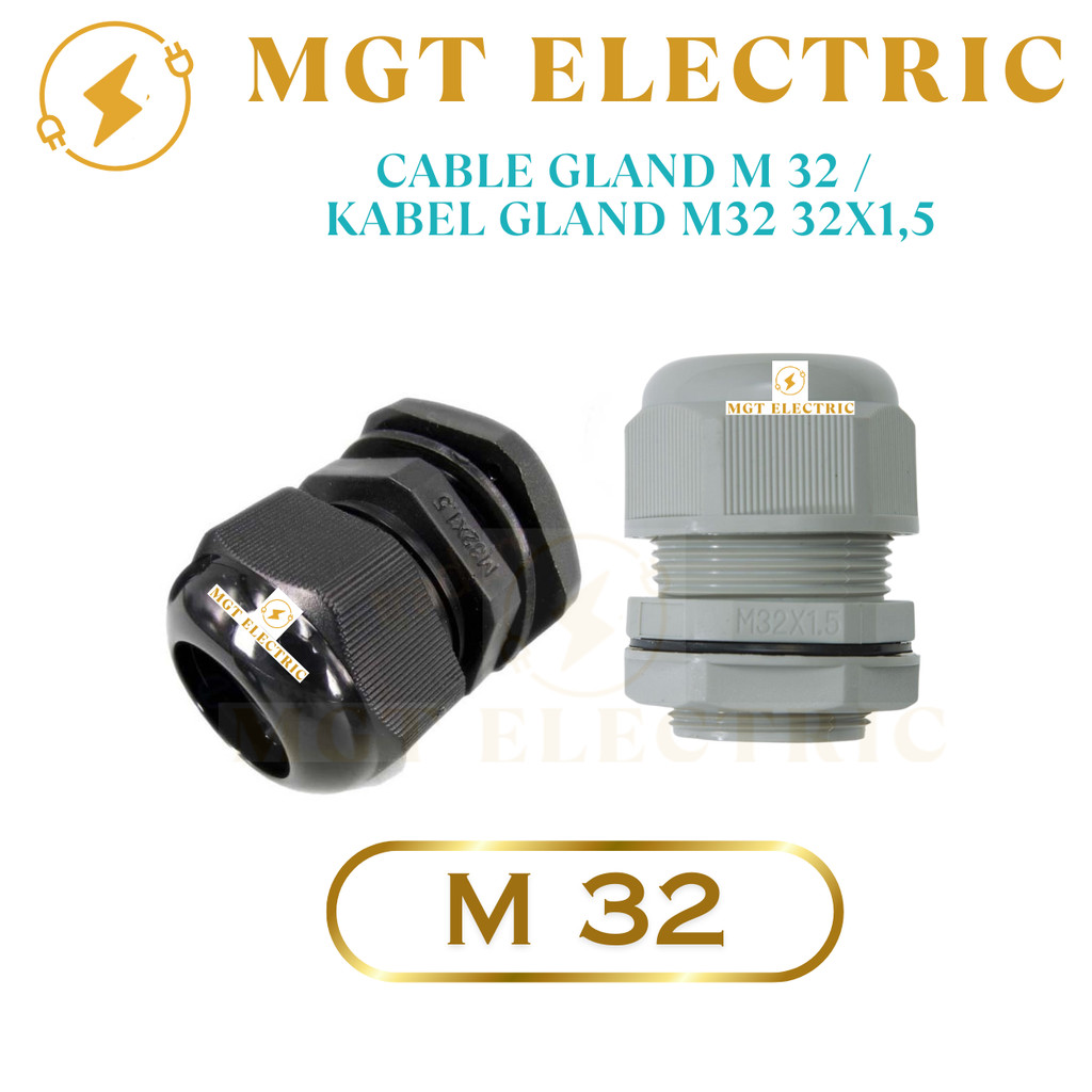 Jual Cable Gland M 32 / Kabel Gland M32 32x1,5 / Kabel Glen M32 32x1.5 ...