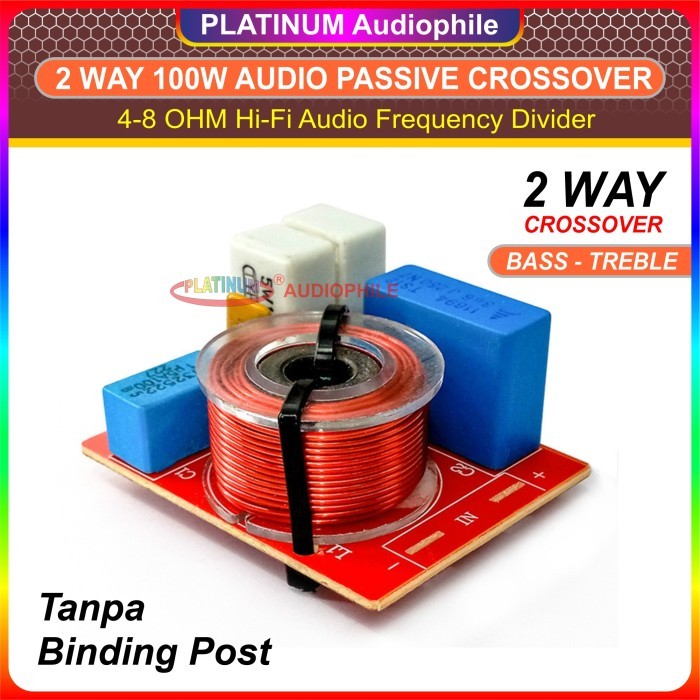 Jual JP99 Crossover Pasif 2 Way Passive Speaker Crossover + Binding ...
