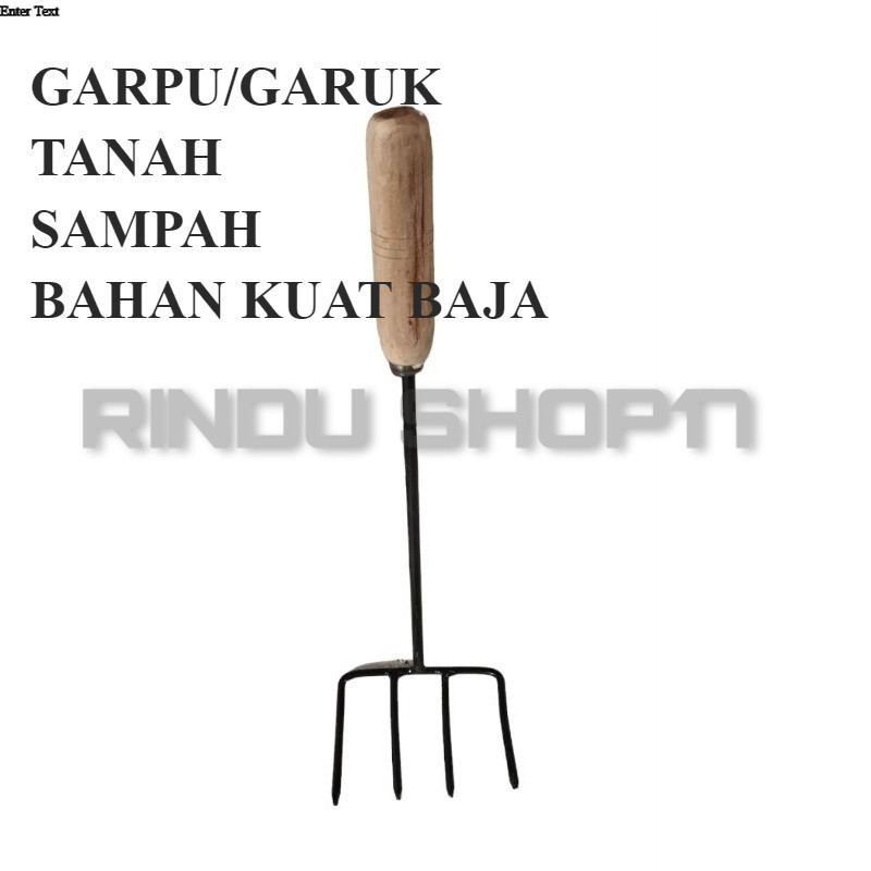 Jual [RS] GARUK SAMPAH/GARFU GARUK SAMPAH GOT GARPU TANAH TAMAN ...