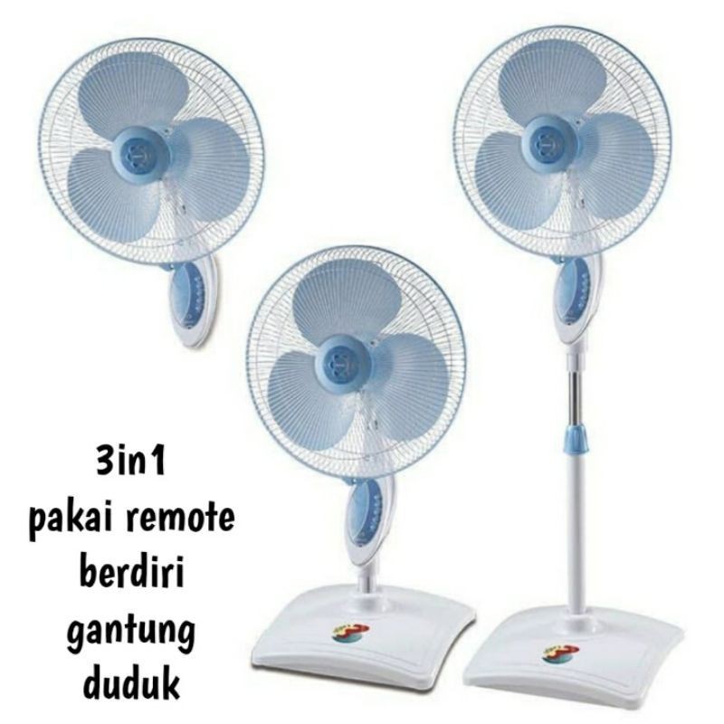 Jual Kipas angin berdiri miyako 3in1 remote /16in 101tjr | Shopee Indonesia