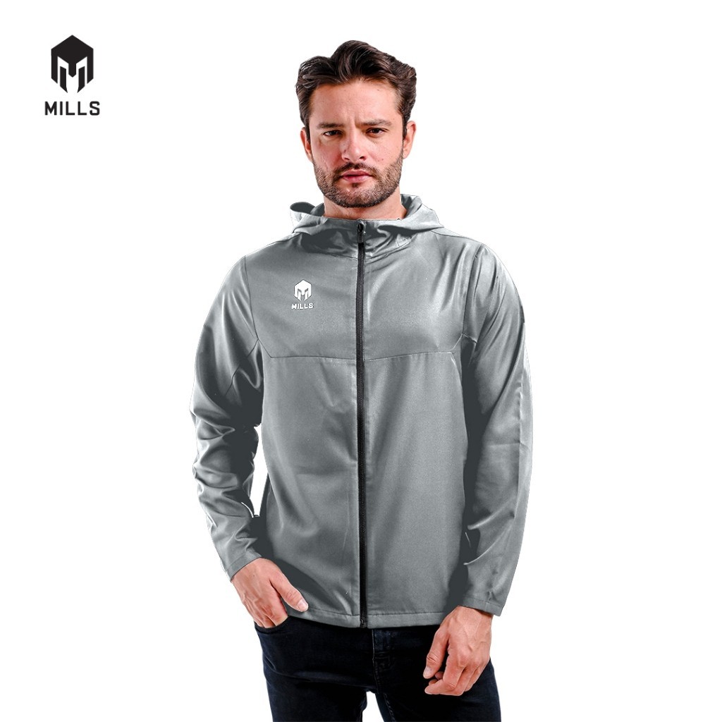 Jual MILLS Jaket Pria Jacket Pizzi Windbreaker Men 15015 | Shopee Indonesia