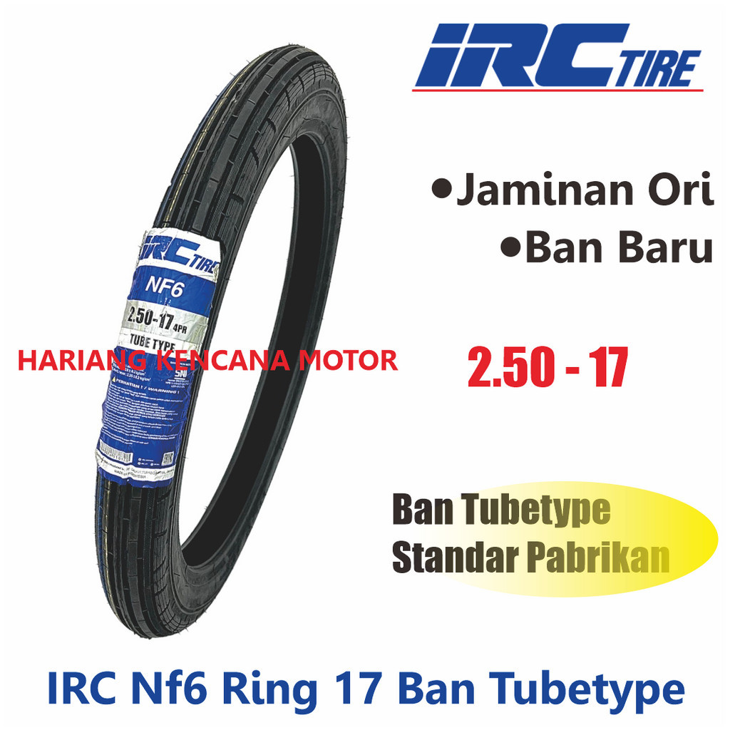 Jual IRC NF6 250-17 Ban Luar Tubetype Motor Jadul Klasik Model Salur Ring 17 | Shopee Indonesia