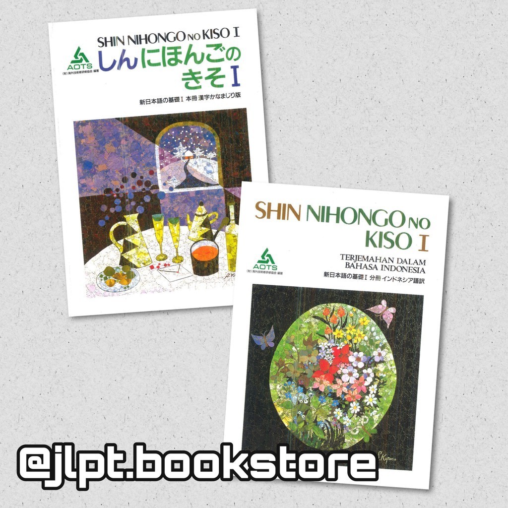 Jual Shin Nihongo No Kiso I Bahasa Jepang dan Terjemahan Bahasa Indonesia PAKET (2 Buku ...
