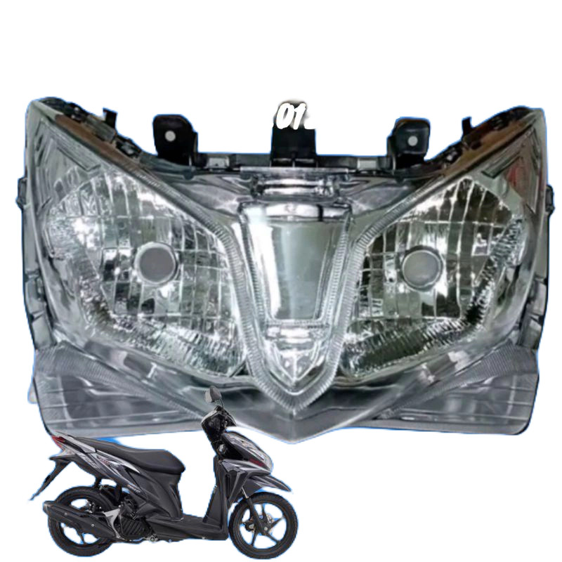 Jual reflektor lampu + mika depan vario techno 125 old 2012-2014 | Shopee Indonesia