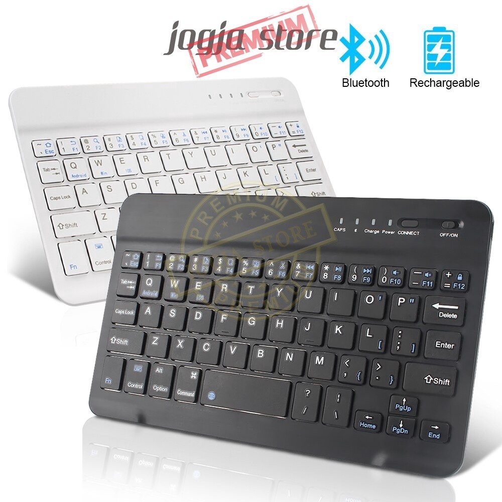 Jual Keyboard Bluetooth Ultra Slim Taffware Keyboard Wireless HP PC ...