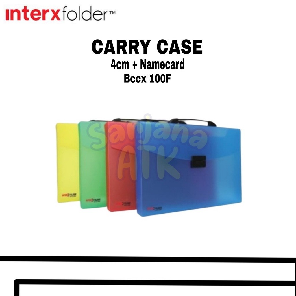 Jual Carry Case / Tas Jinjing / Brief Bag 4cm + Namecard IXF 100F Folio ...