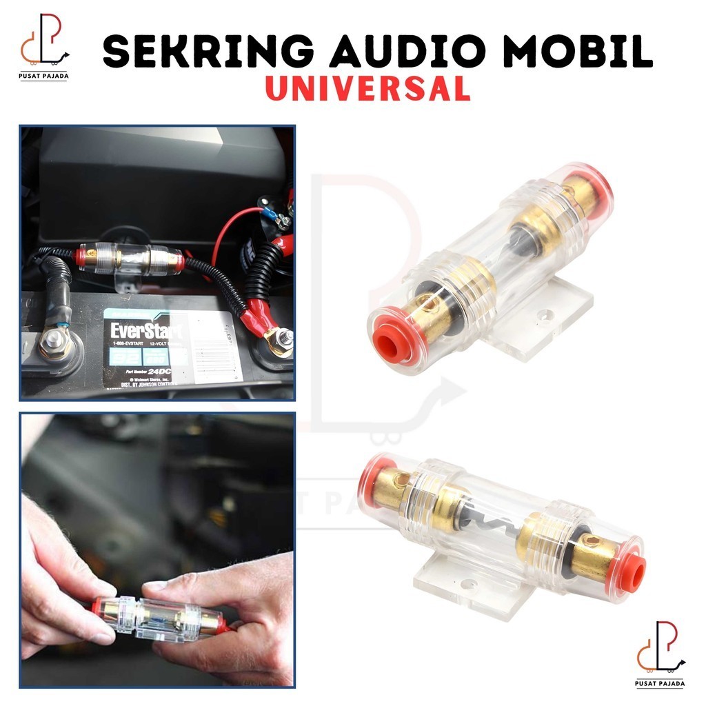 Jual Sekring Audio Mobil 60A Sekring Power Amplifier Mobil Skring ...