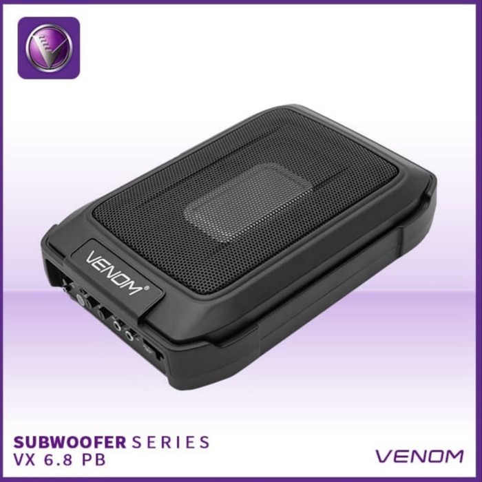 Jual Subwoofer Aktif VENOM VX6.8PB VX 6.8 PB Slim Bass Kolong Jok Built in Power Amplifier ...