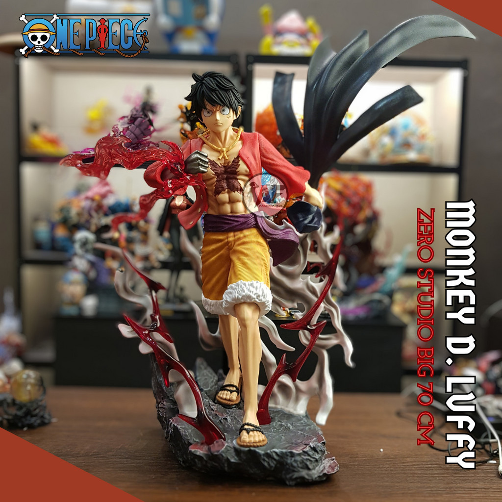 Jual Statue One Piece Monkey D Luffy Zero Studio JUMBO 70cm Design ...